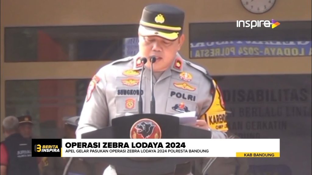 APEL GELAR PASUKAN OPERASI ZEBRA LODAYA 2024 POLRESTA BANDUNG - INSPIRA TV