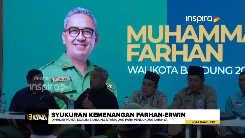SYUKURAN ATAS KEMENANGAN FARHAN-ERWIN DALAM PILWALKOT 2024 - INSPIRA TV